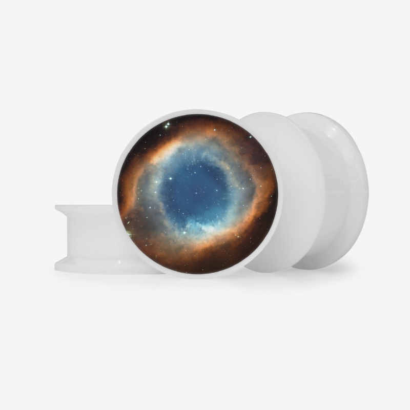 Plug Nebulosa Helix Base com design galáctico e acabamento