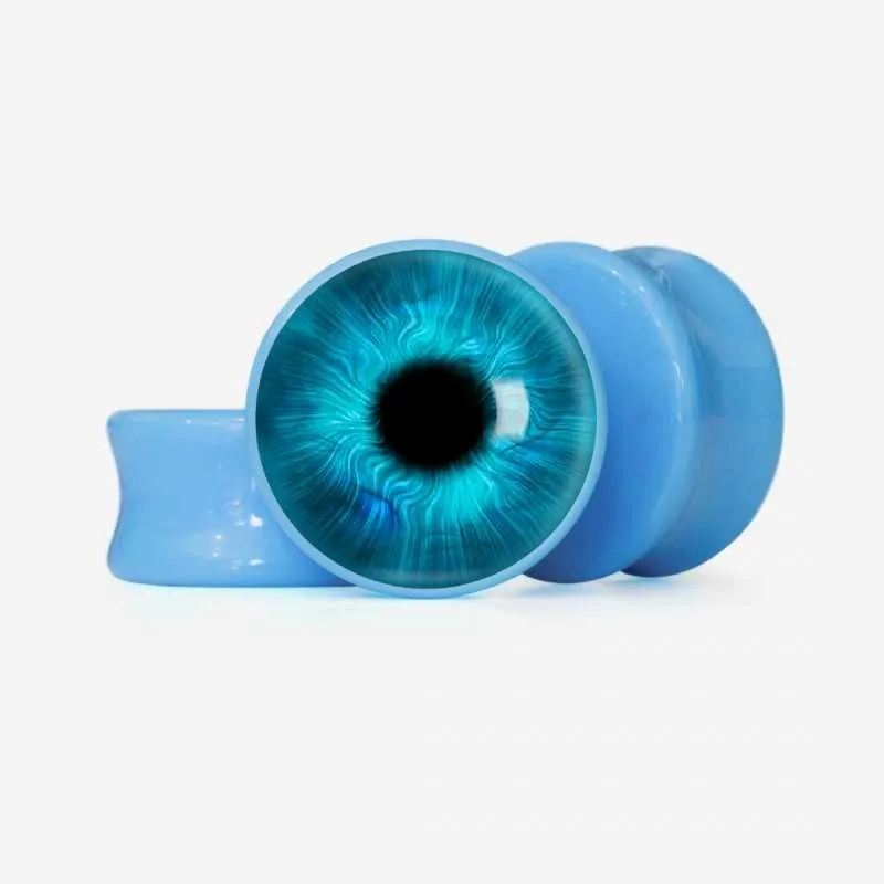 Plug Iris Azul - Base Selecionável | ALARGS