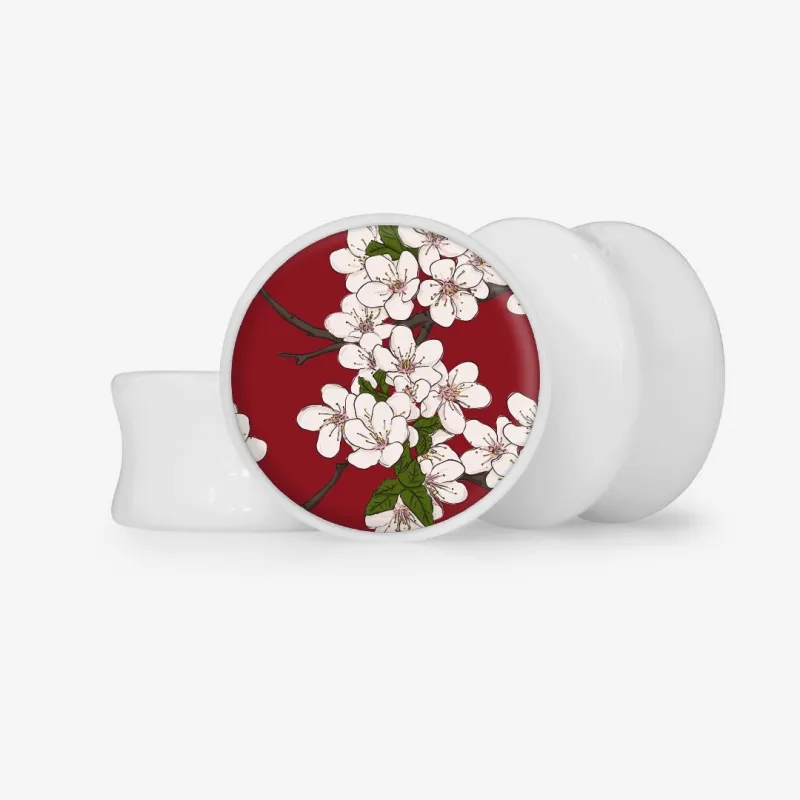 Plug Flores de Cerejeira – Estilo Floral com Toque Oriental