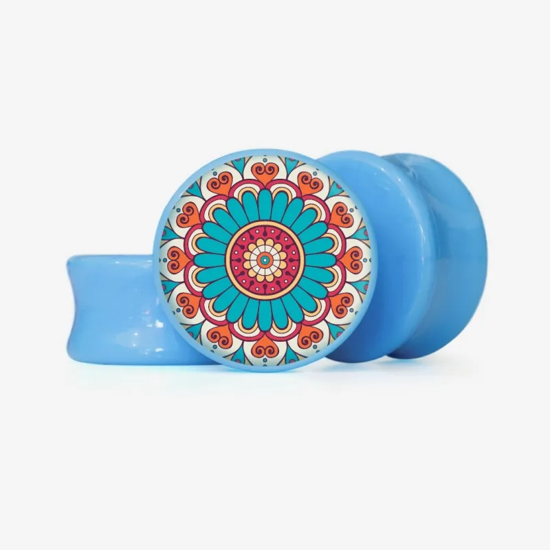 Plug Flor Mandala – Alargador com Base Selecionável