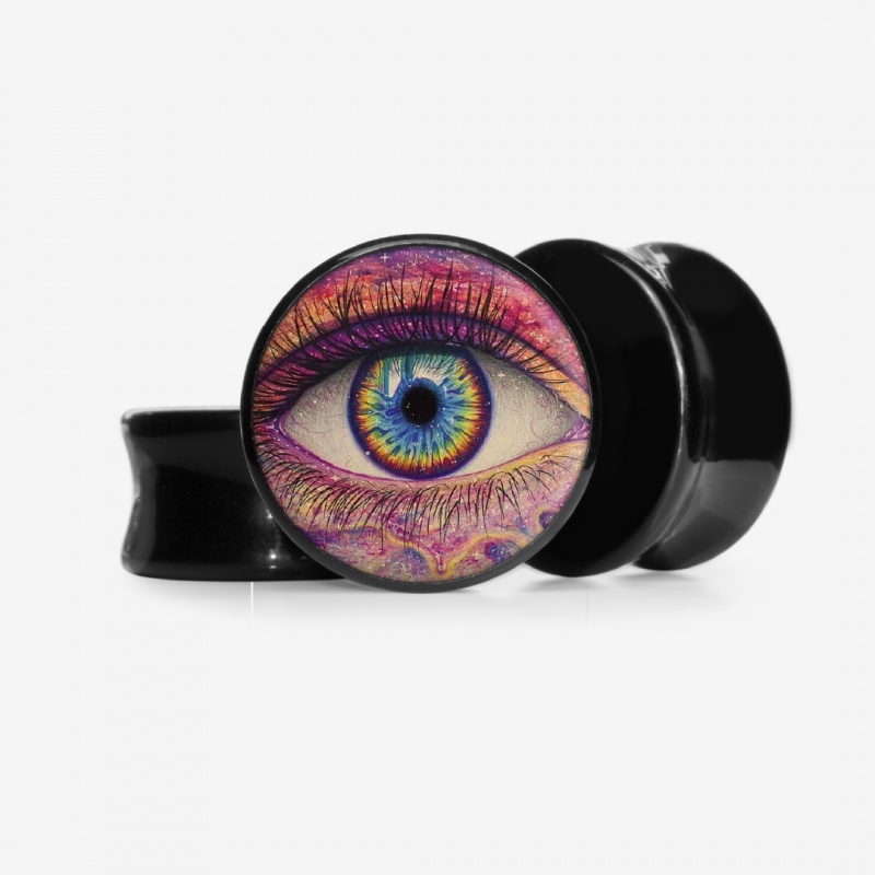 Plug Iris Cores Base – Alargador Iridescente e Psicodélico